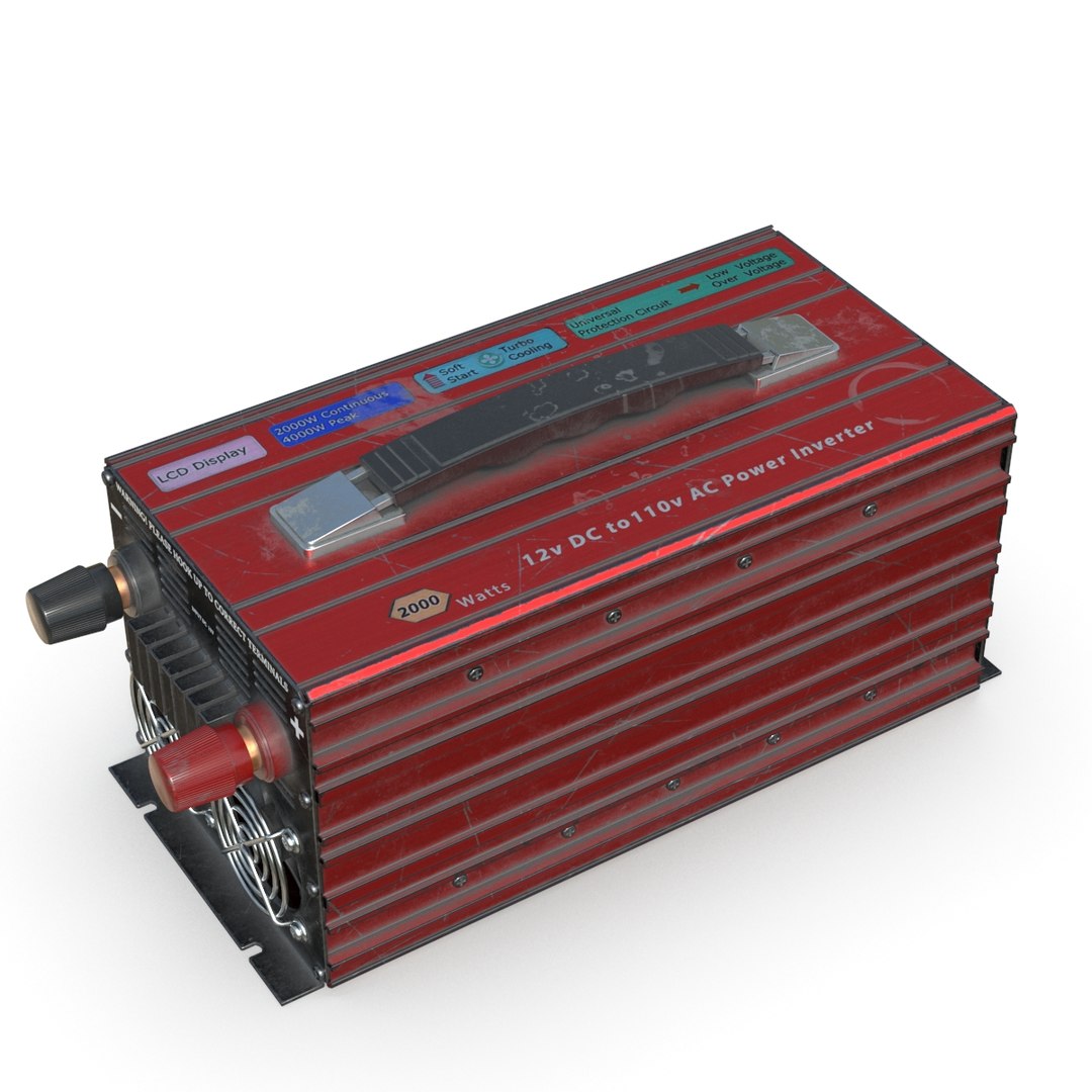 3D model power inverter pbr - TurboSquid 1528869