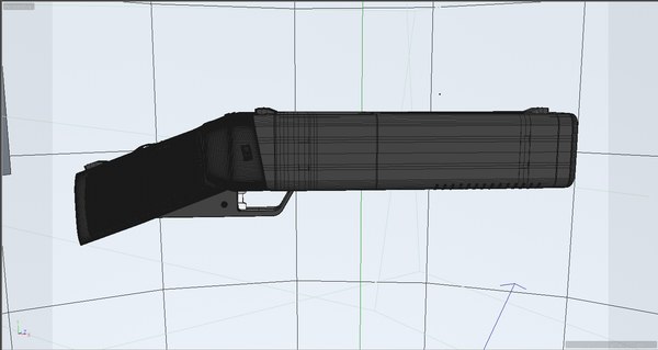 3D model futuristic dx-12 punisher shotgun - TurboSquid 1529024