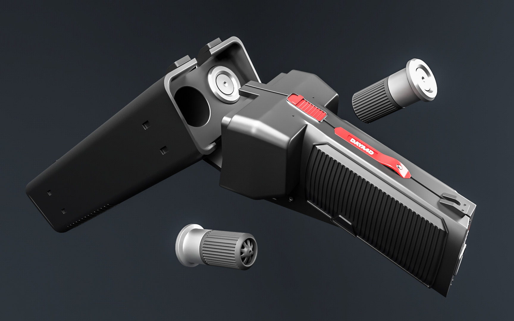 3D model futuristic dx-12 punisher shotgun - TurboSquid 1529024