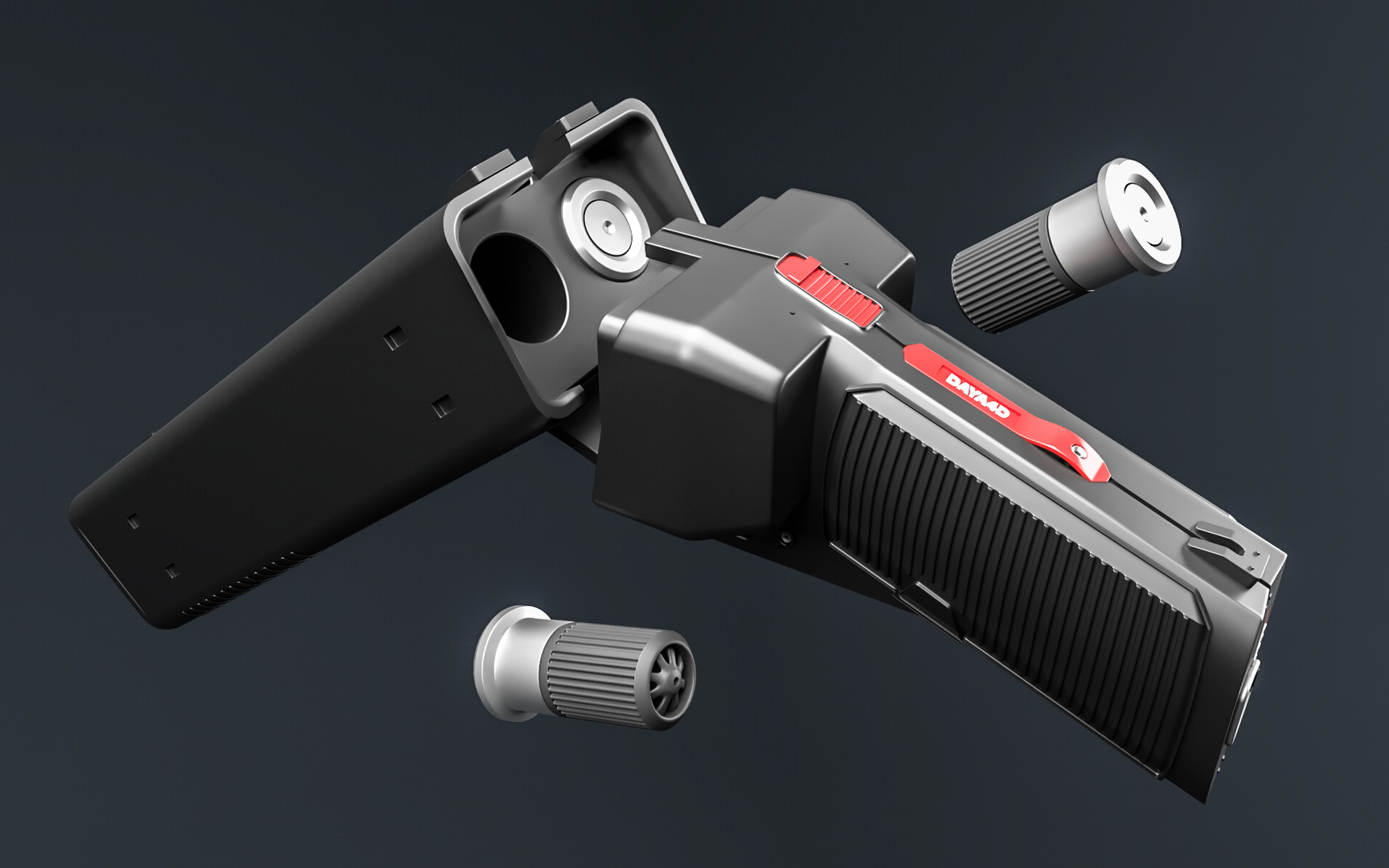 3D model futuristic dx-12 punisher shotgun - TurboSquid 1529024