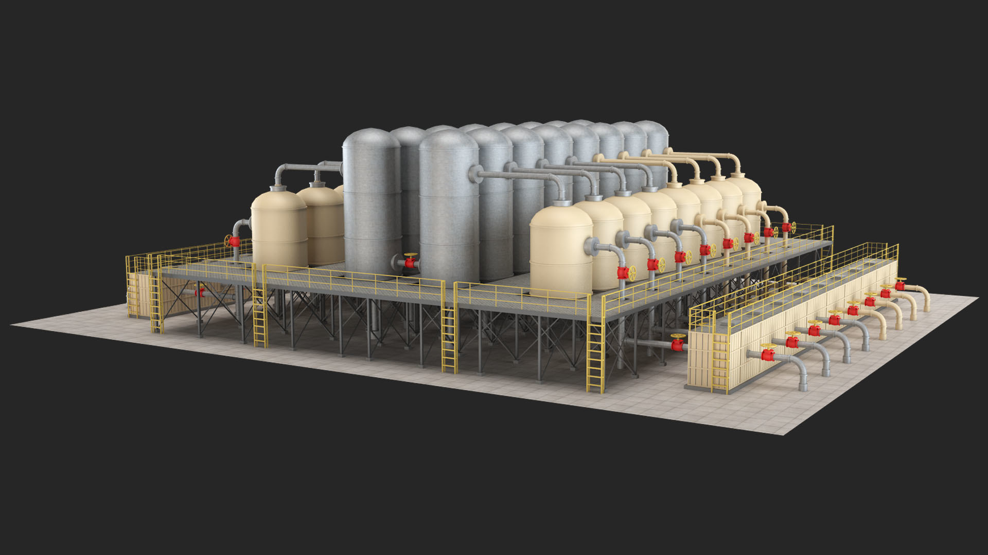 Industrial element 8 3D model - TurboSquid 1529029