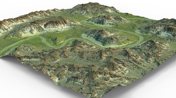Games maps terrain 3D model - TurboSquid 1529233