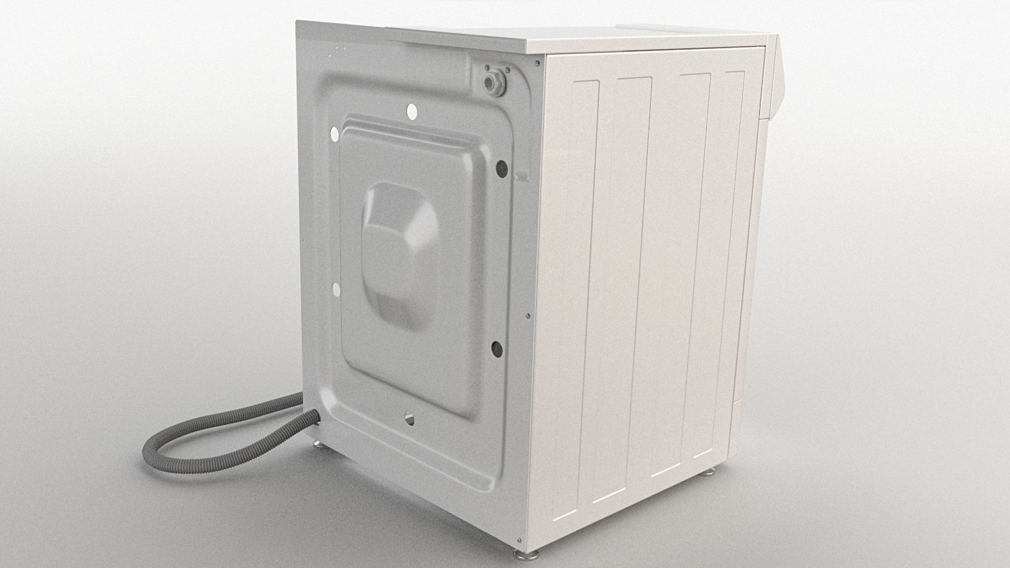 Washing machine 3D model - TurboSquid 1529539