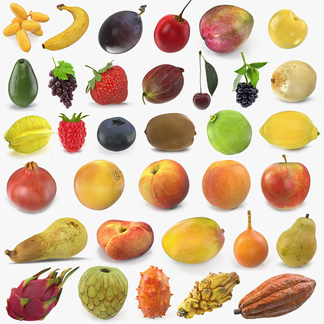 3D fruits 8 - TurboSquid 1529623