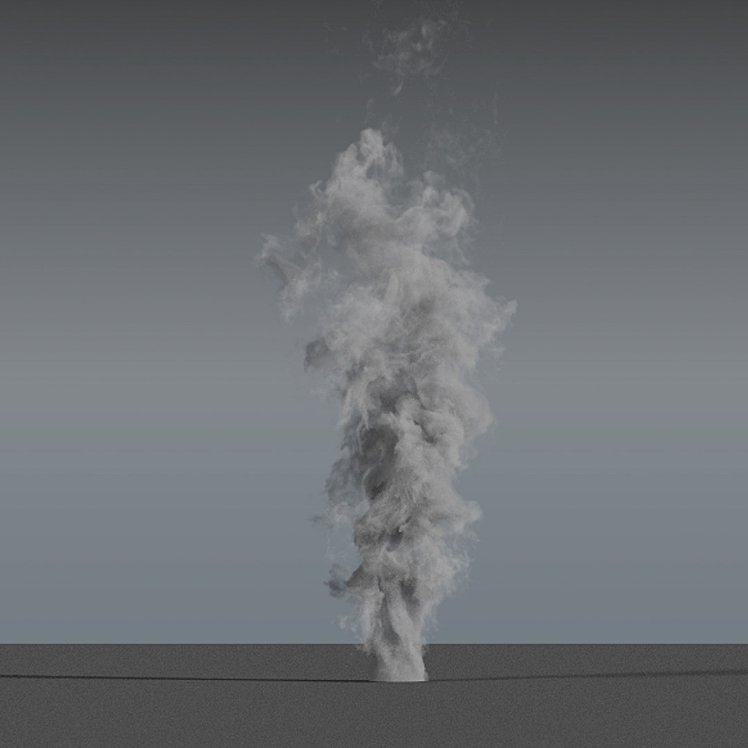 Smoke rising 01 - 3D model - TurboSquid 1529720