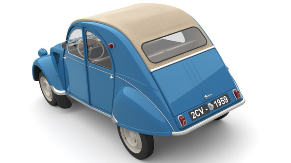 Citroen 2cv 3D model - TurboSquid 1527515