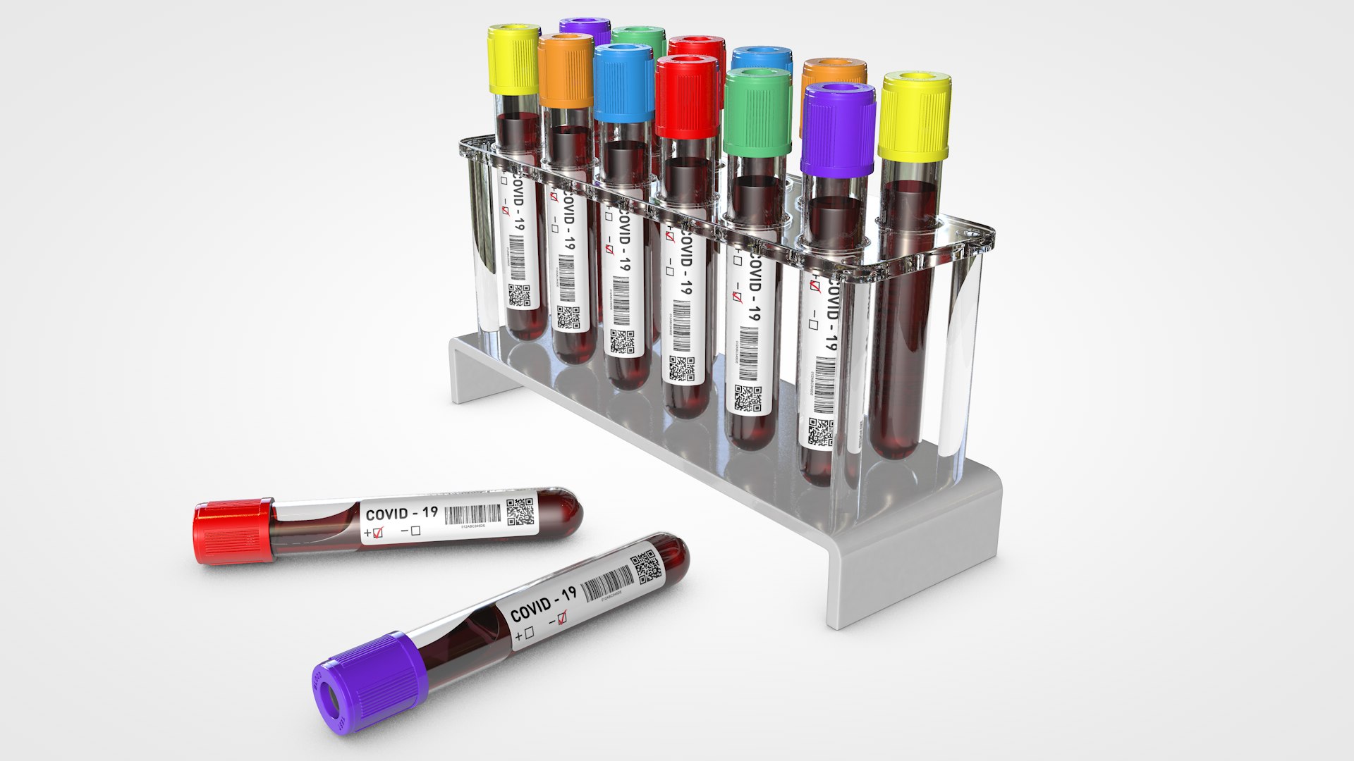 Vacutainer blood tubes 3D - TurboSquid 1523735