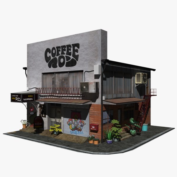3D Cafe Models | TurboSquid