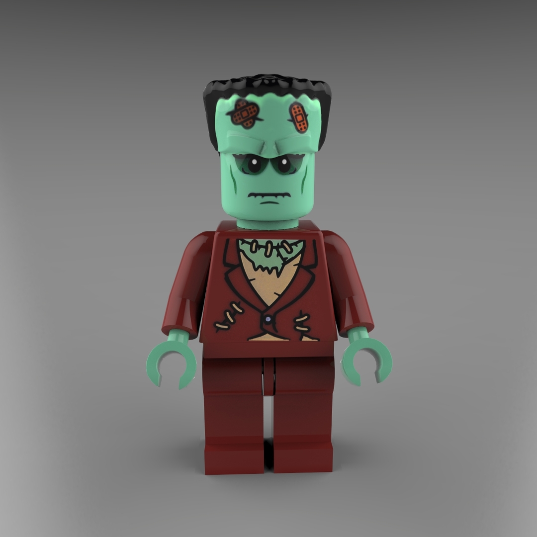 3D model frankenstein lego - TurboSquid 1530061