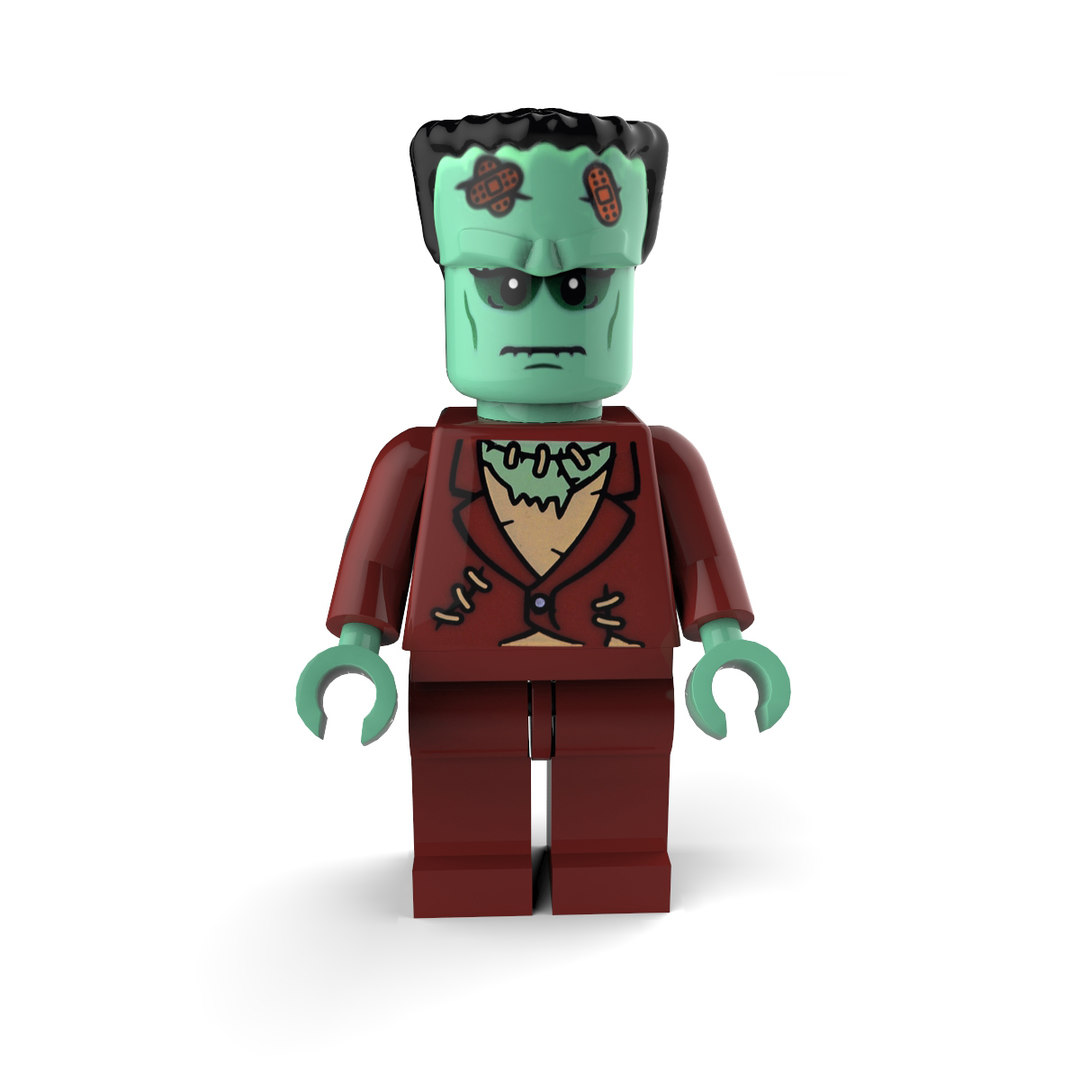 3D model frankenstein lego - TurboSquid 1530061
