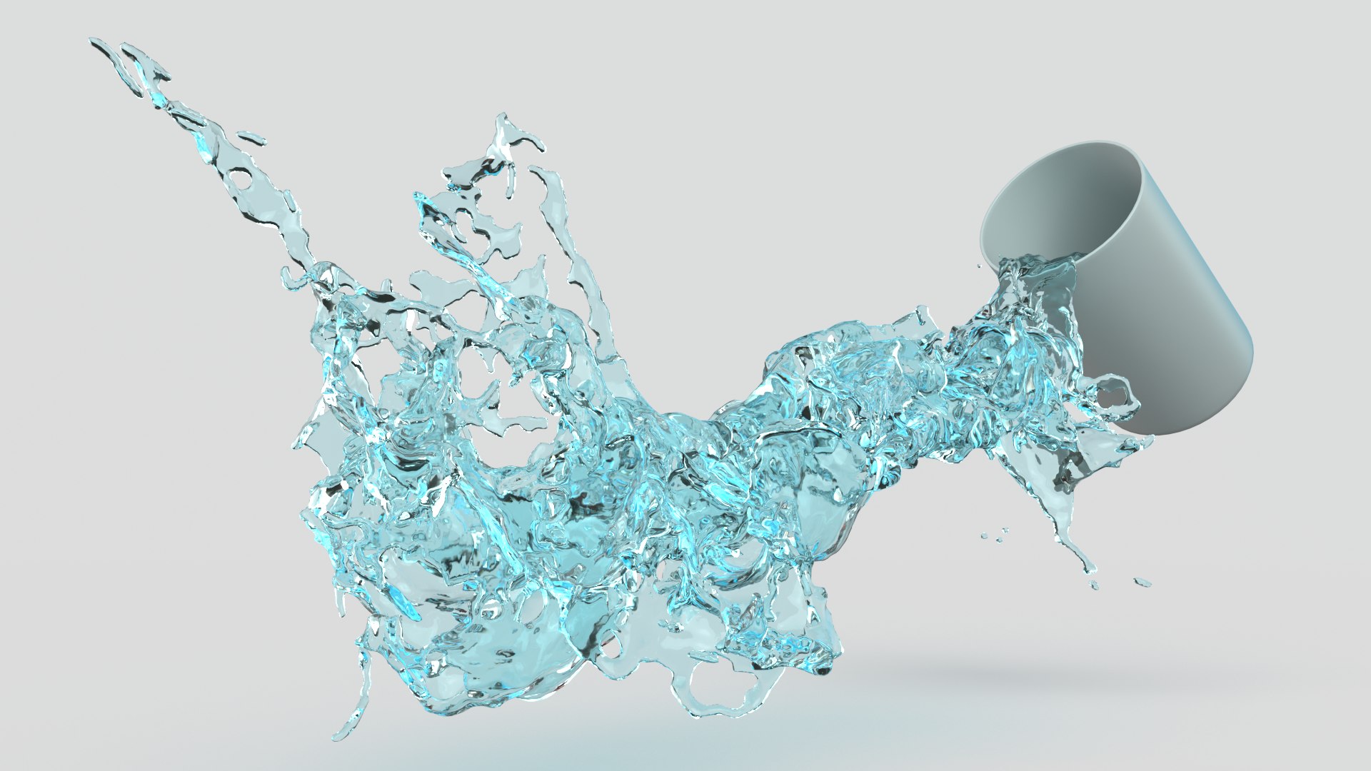 3D splash water liquid - TurboSquid 1530095