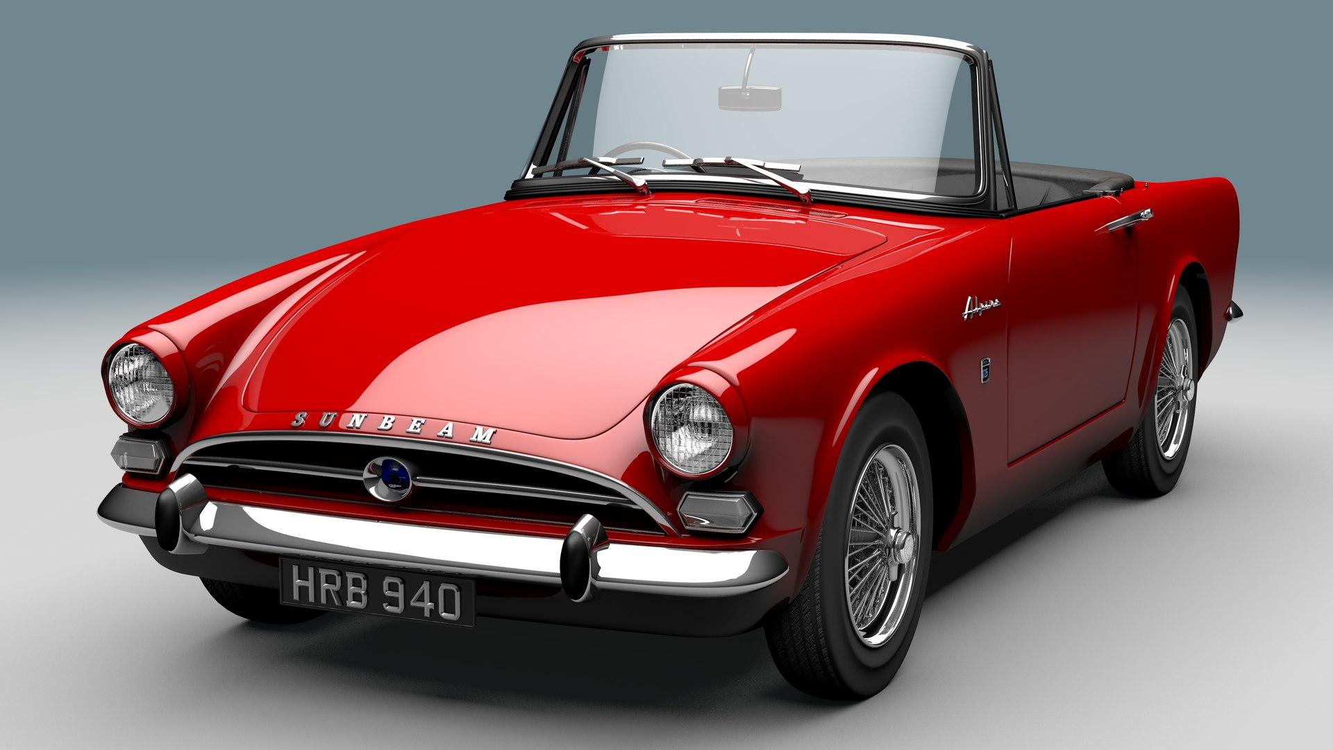 Sunbeam alpine 3D model - TurboSquid 1530239