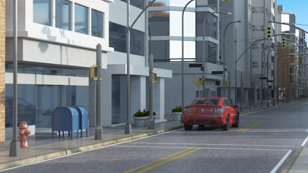 City skyscraper building 3D model - TurboSquid 1530212