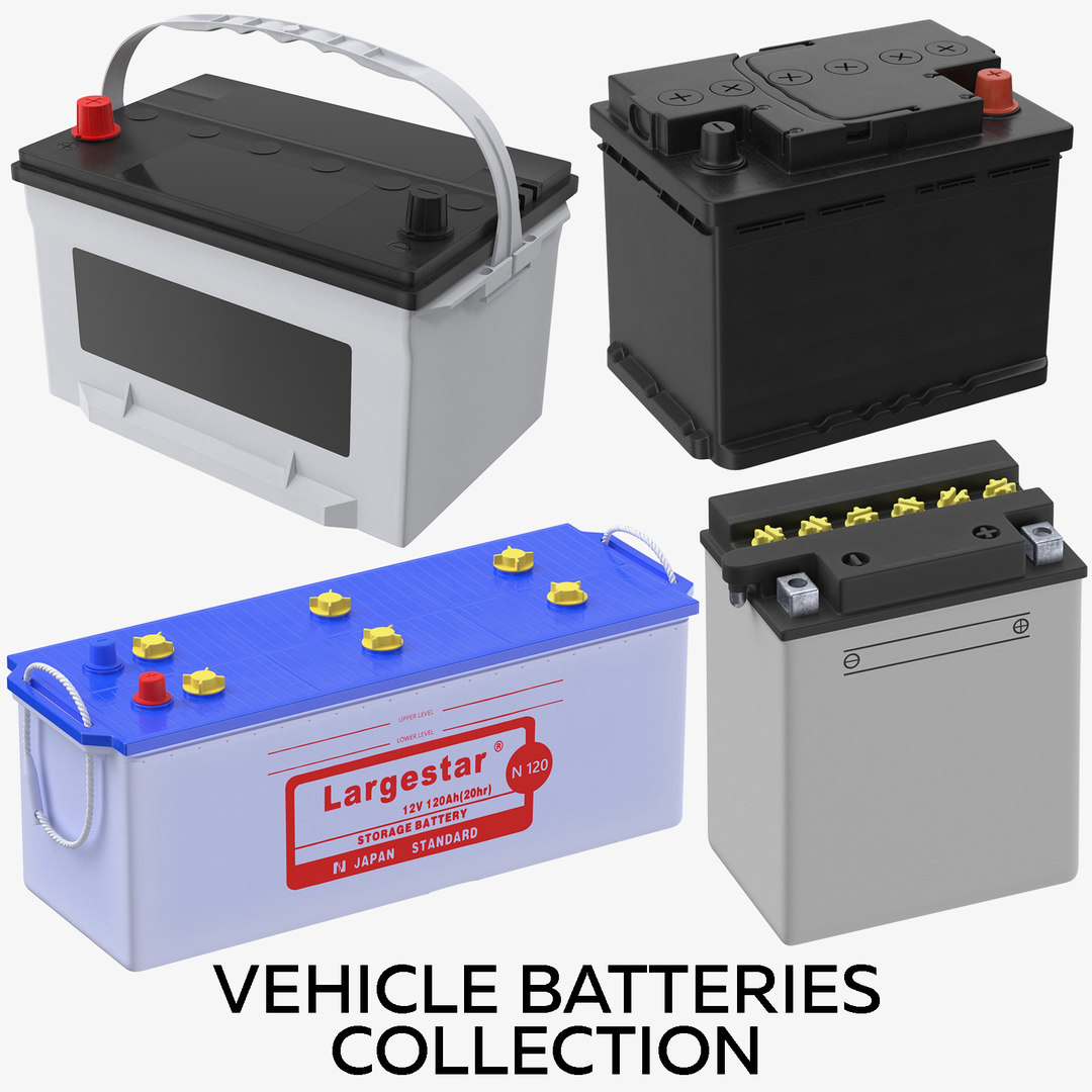 Vehicle batteries 3D model - TurboSquid 1530303