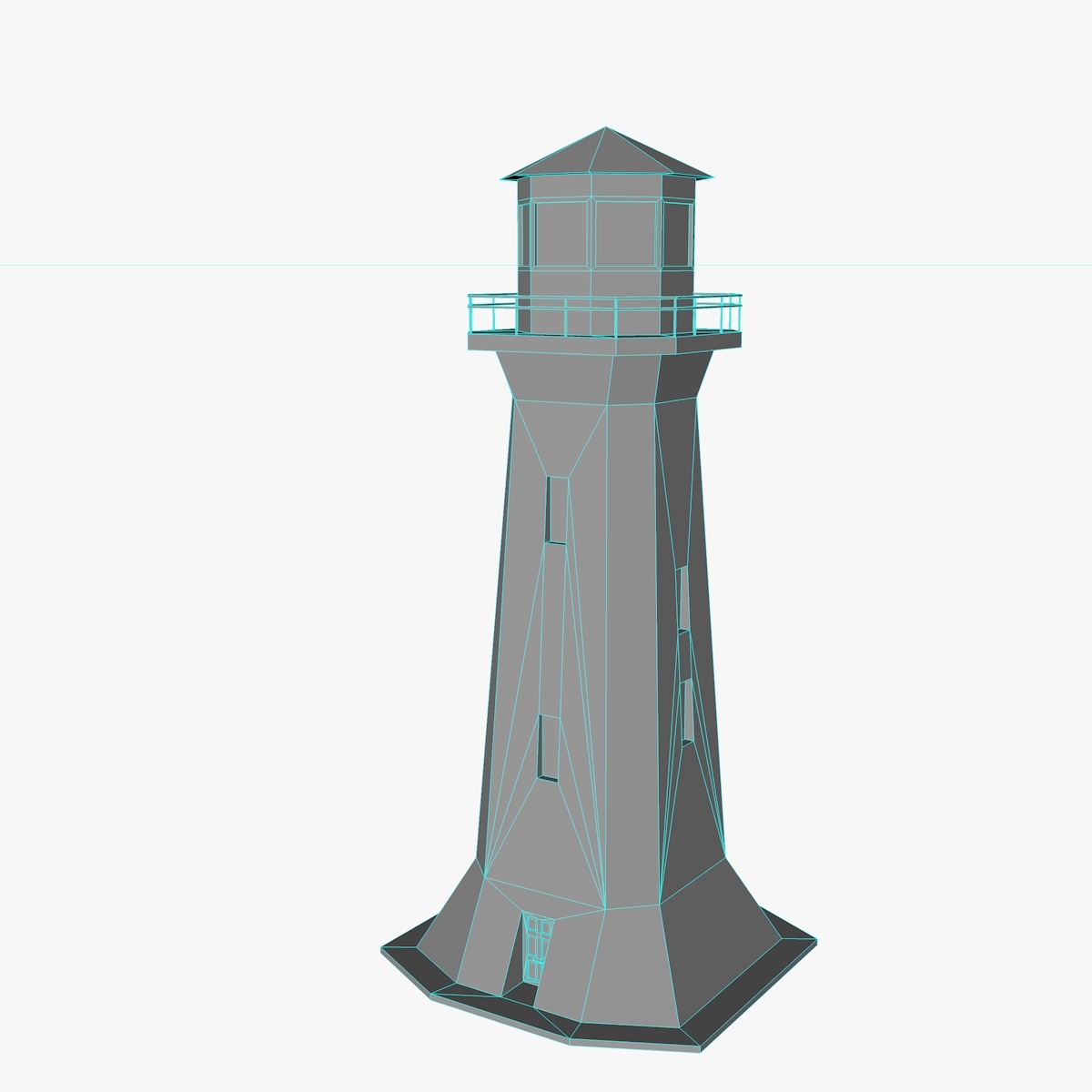 modelo 3d Faro low poly modelo 3D - TurboSquid 1530392