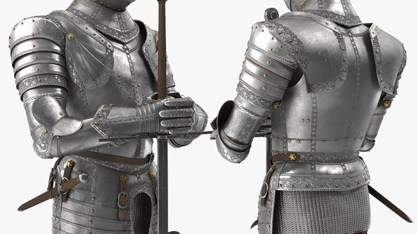 3D medieval knight plate armor model - TurboSquid 1533027