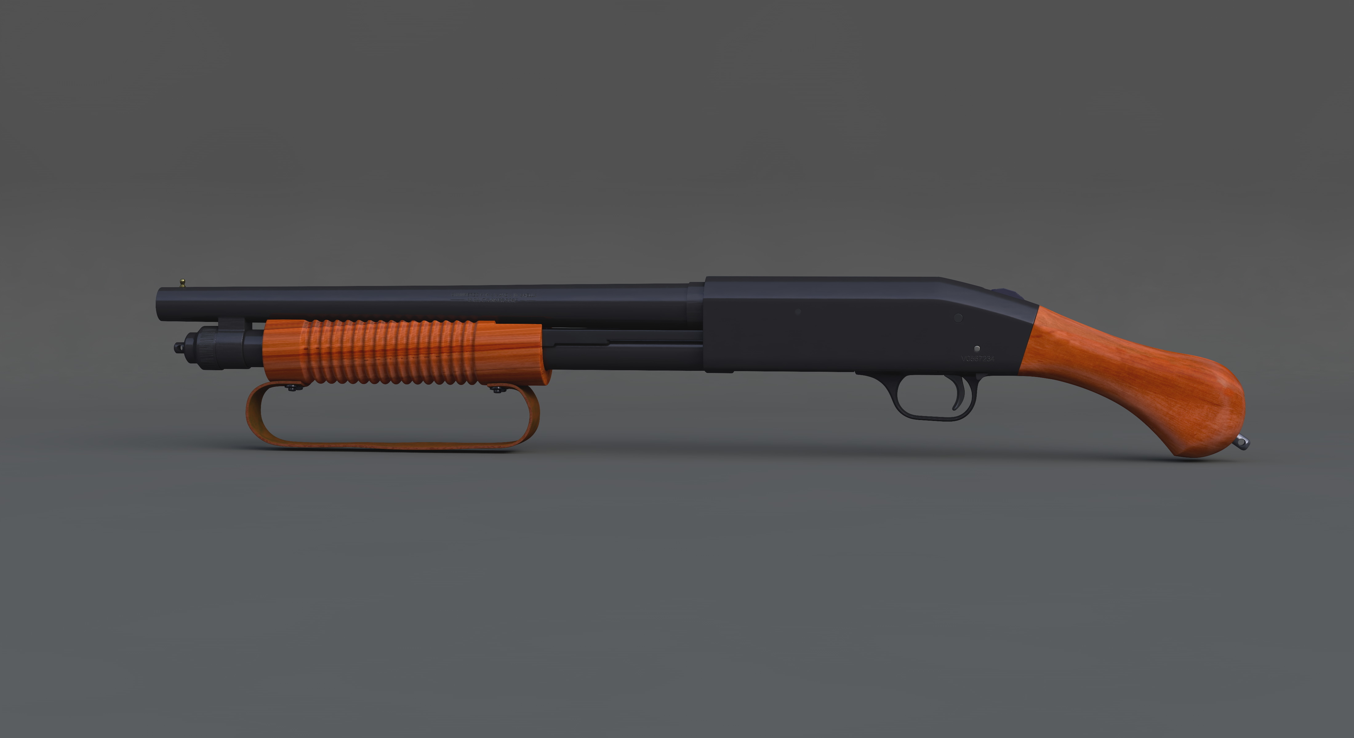 Shotgun mossberg 590 shockwave- 3D model - TurboSquid 1530427