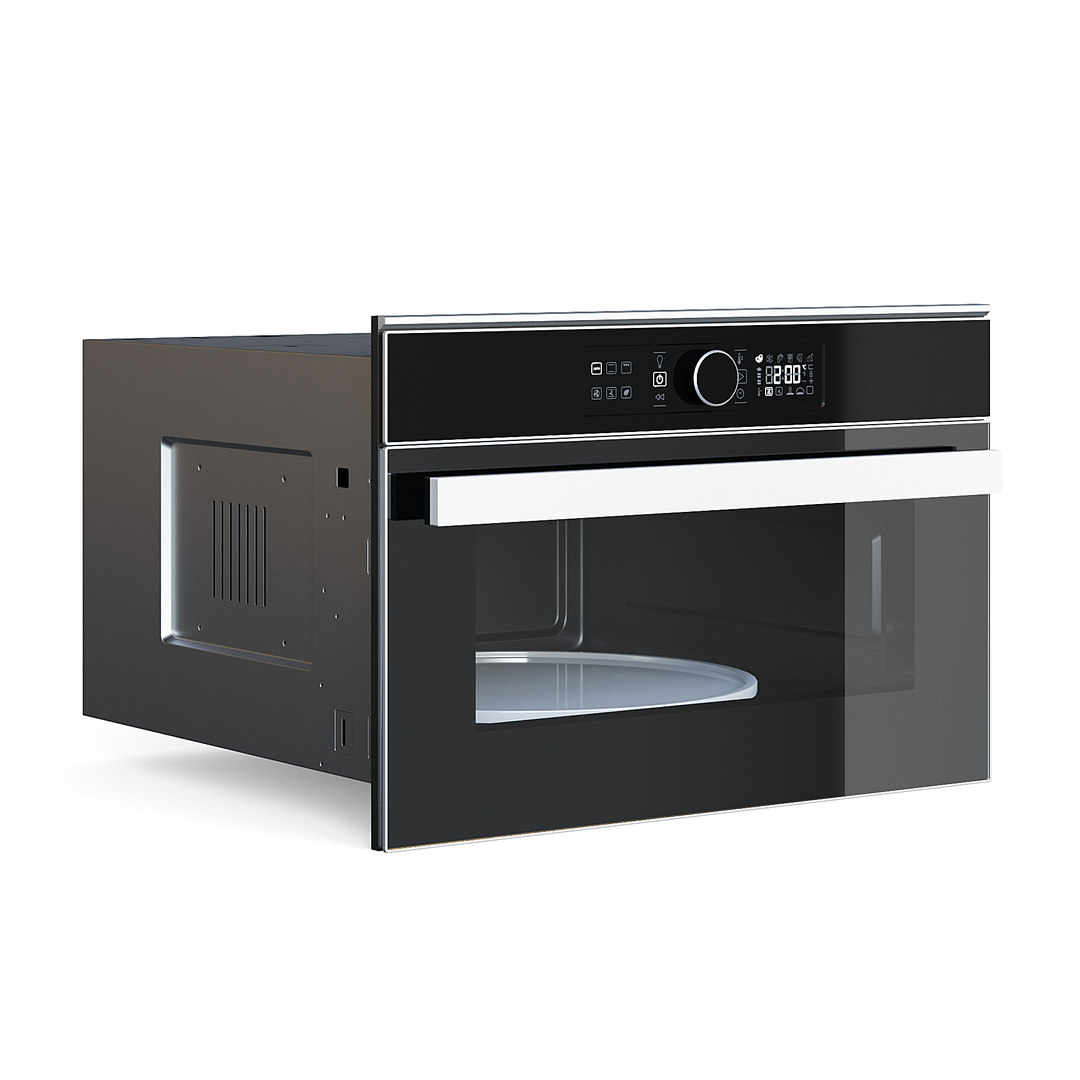 3D model black microwave - TurboSquid 1530594