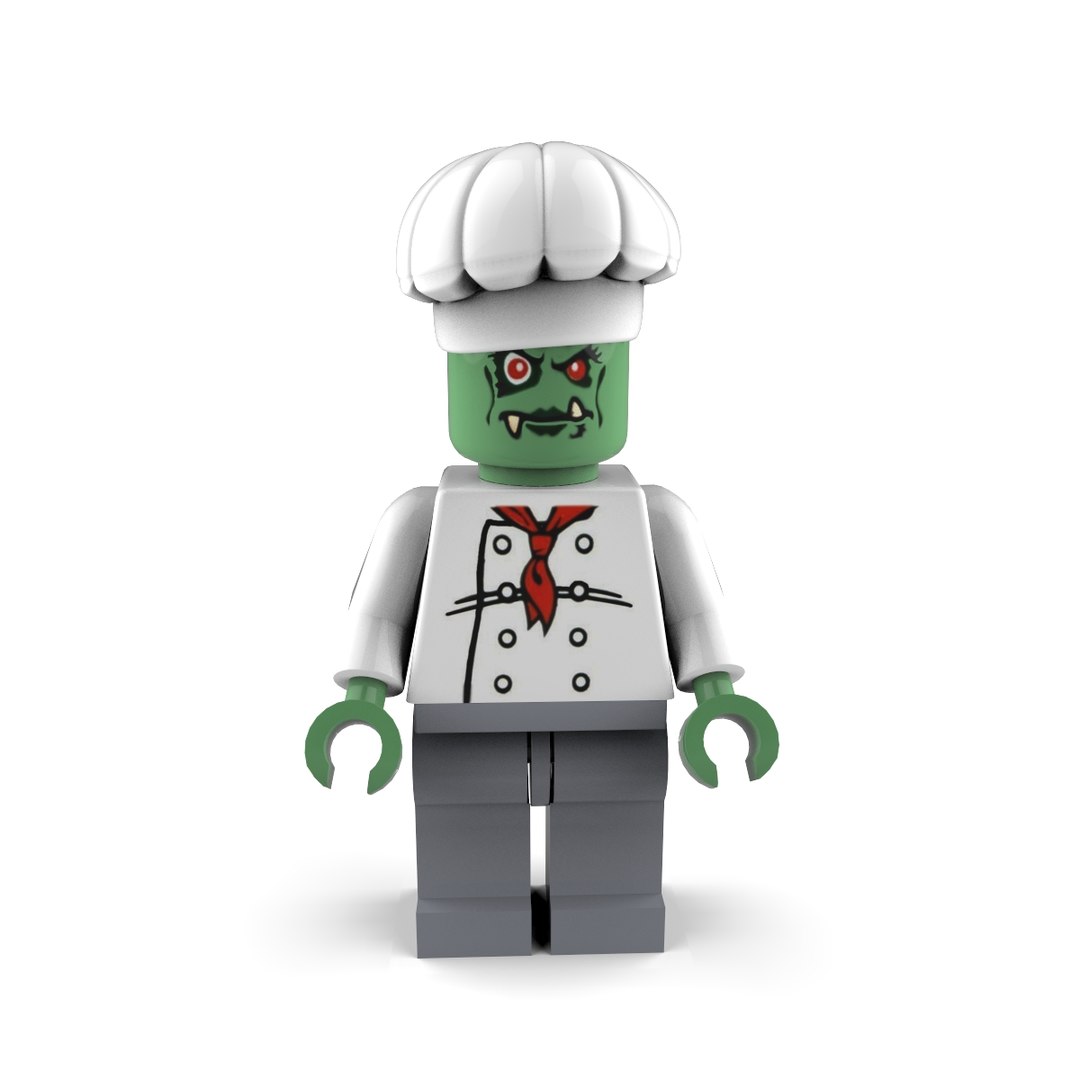 Zombie chef 3D model - TurboSquid 1530739