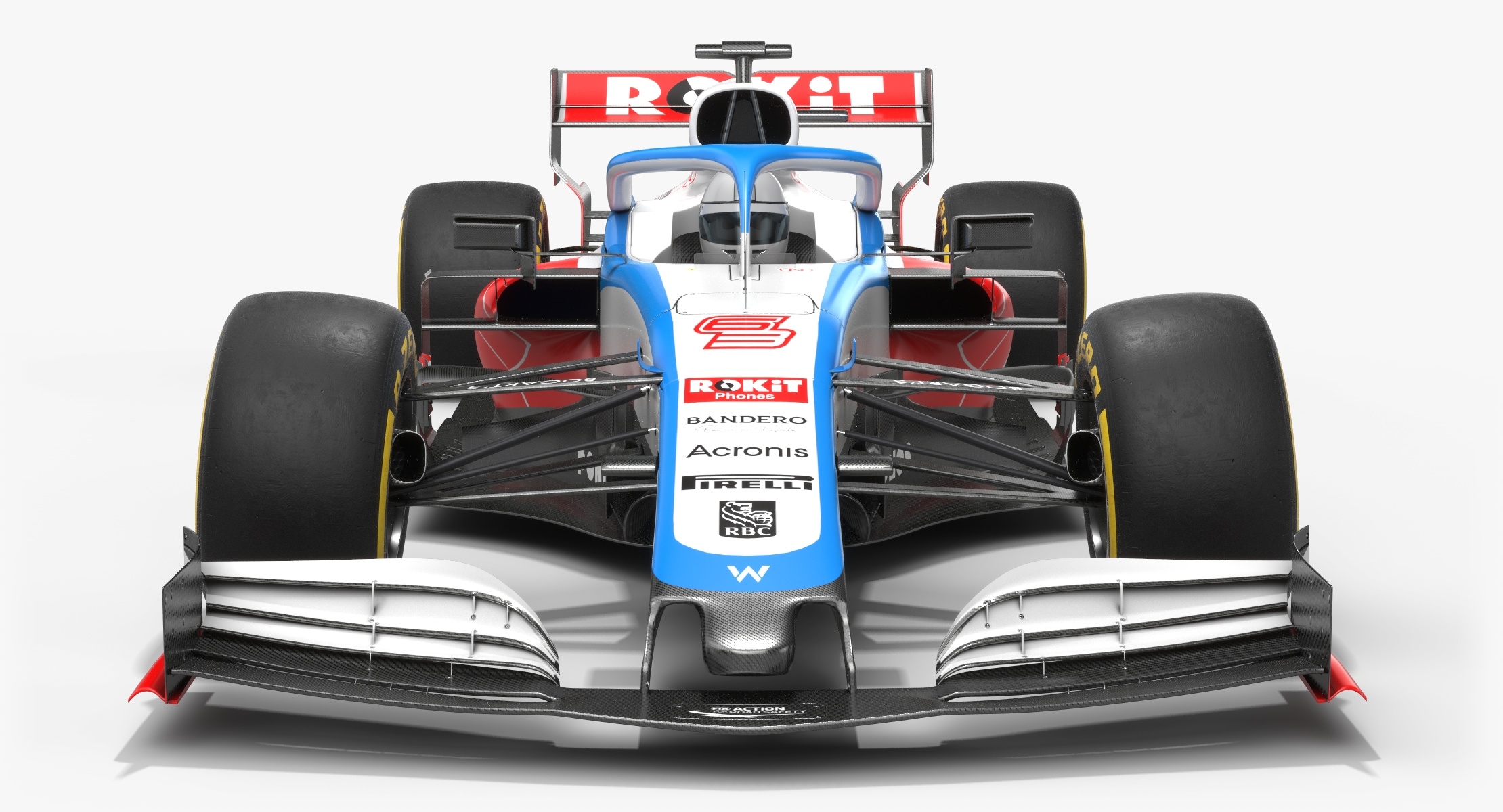 Williams f1 racing fw43 3D model - TurboSquid 1529886