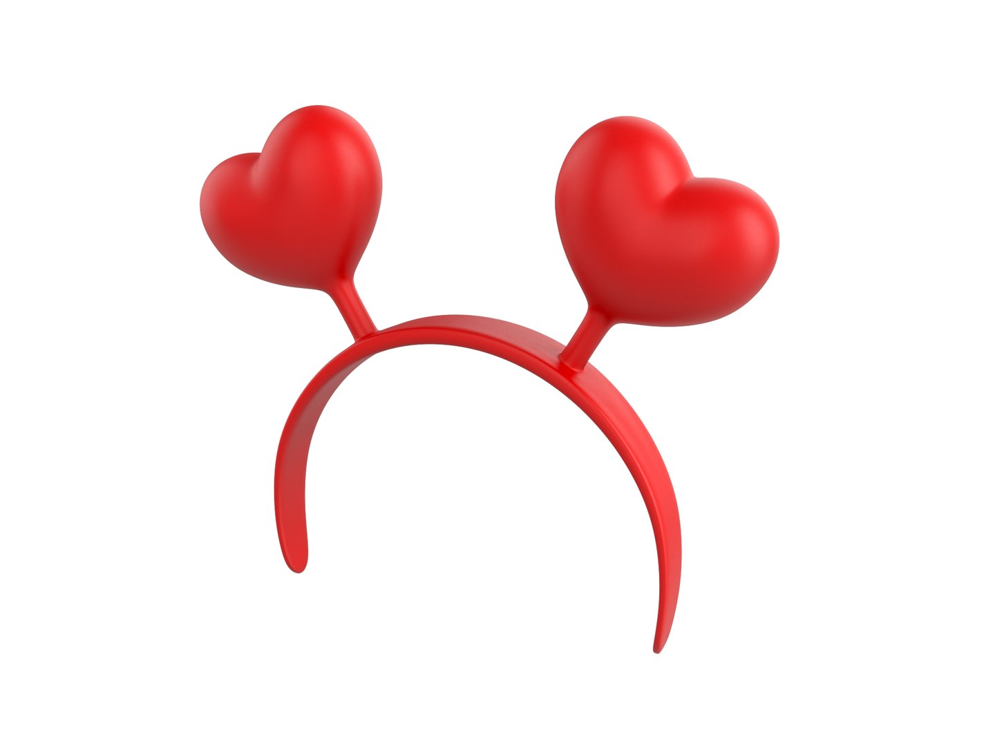 Heart headband model - TurboSquid 1530768