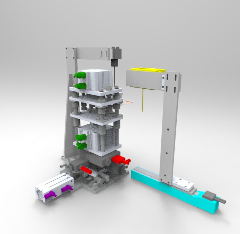 Ccd stamping mechanism 3D model - TurboSquid 1530769