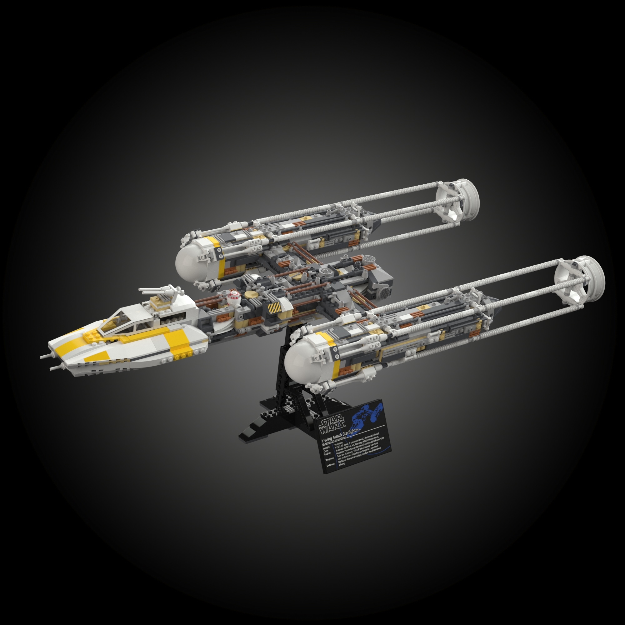 Lego Star Wars 10134 Y-Wing Attack Starfighter 3D-Modell - TurboSquid ...