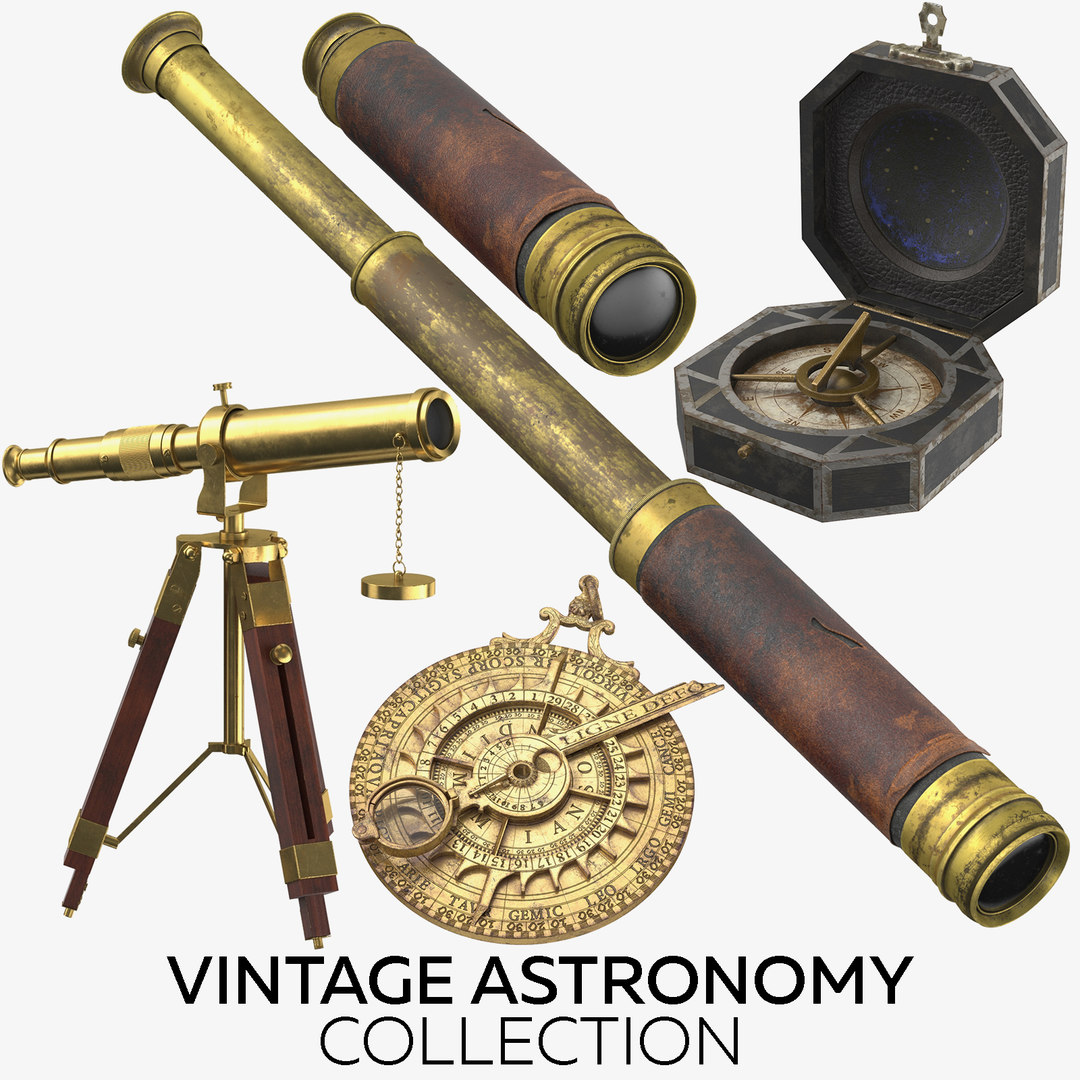 3D vintage astronomy - TurboSquid 1530900