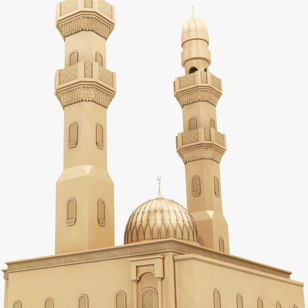 3D bahrein isa town masjjed - TurboSquid 1531121