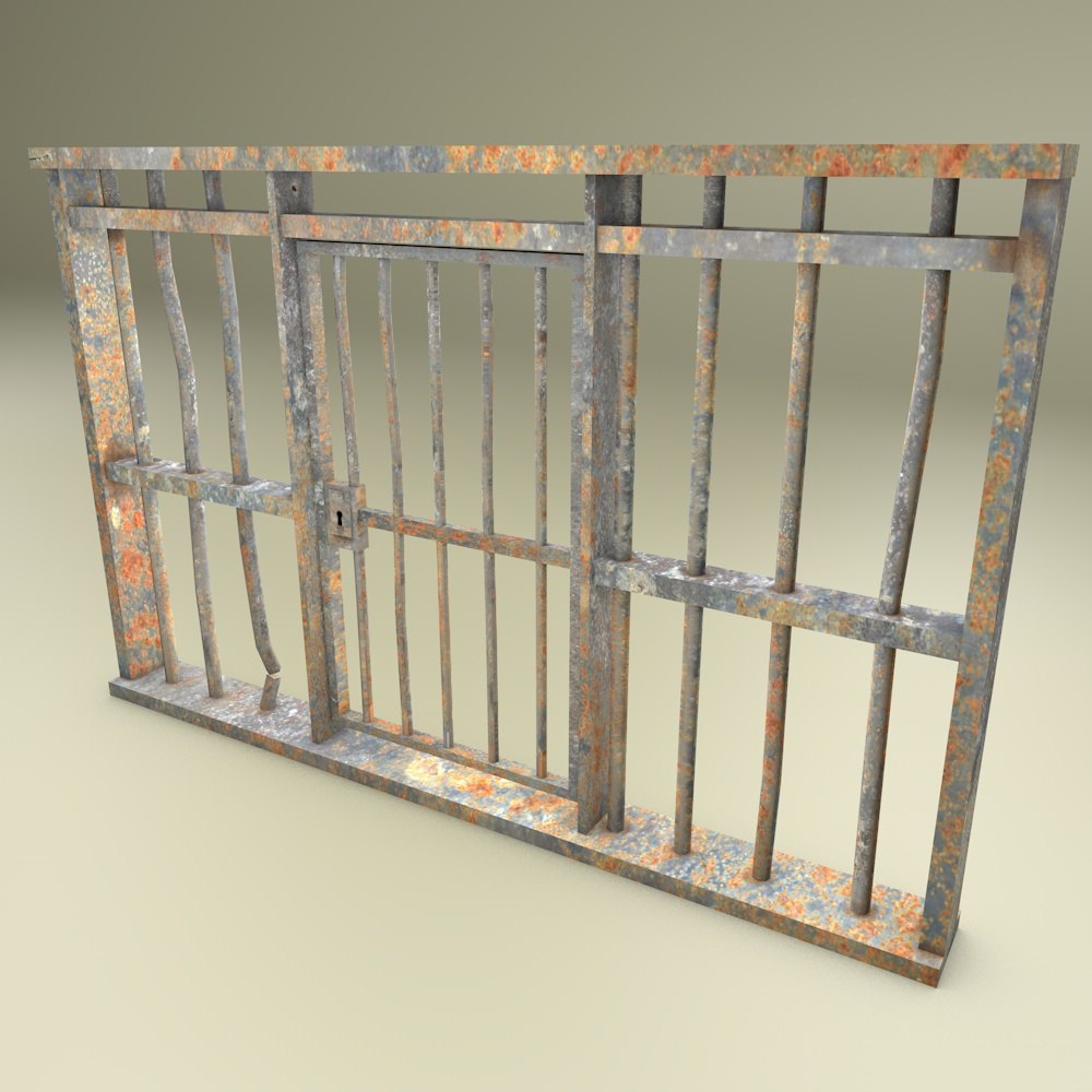 Prison bars model - TurboSquid 1531289