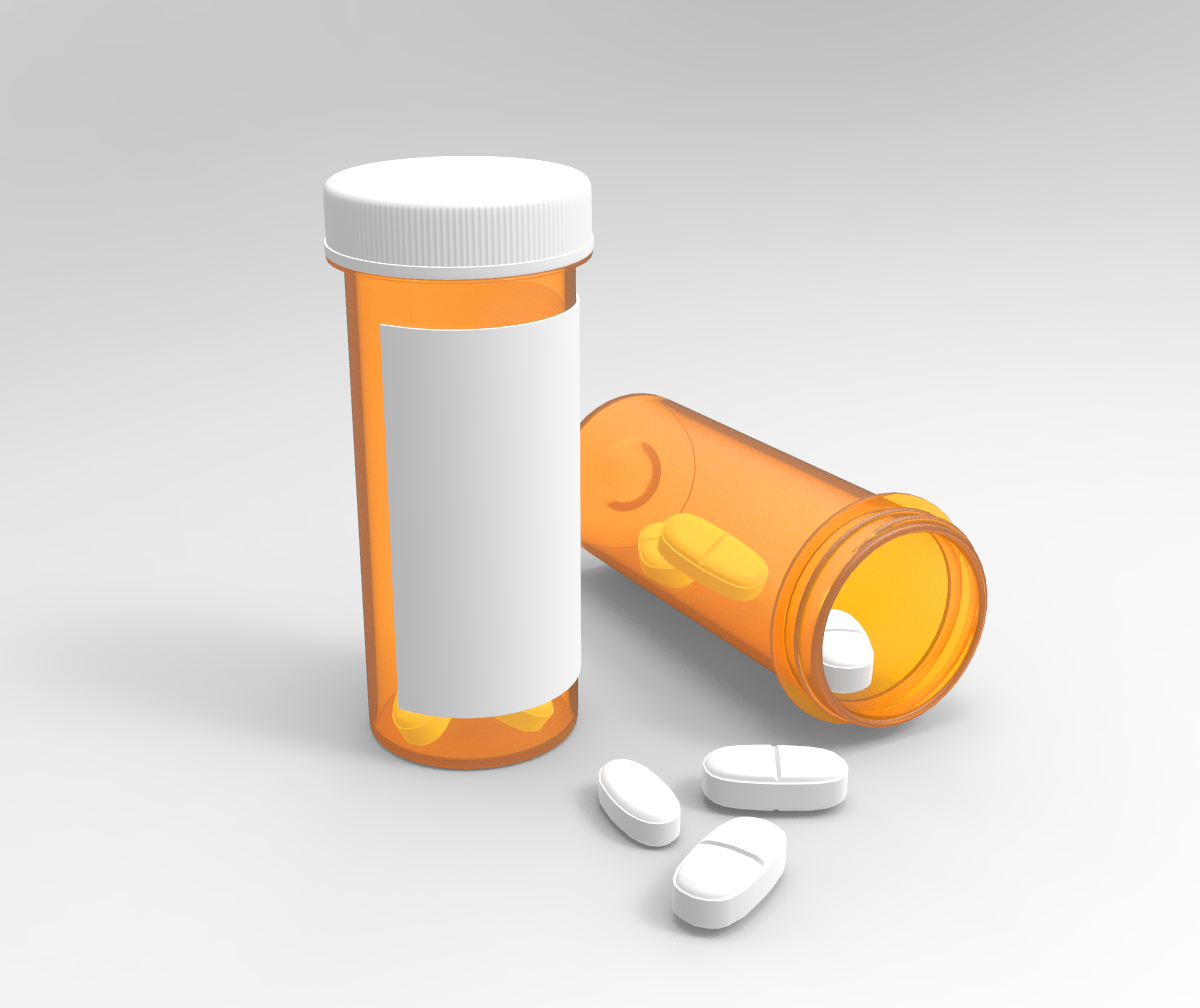 modelo 3d Frasco de pastillas - TurboSquid 1531310