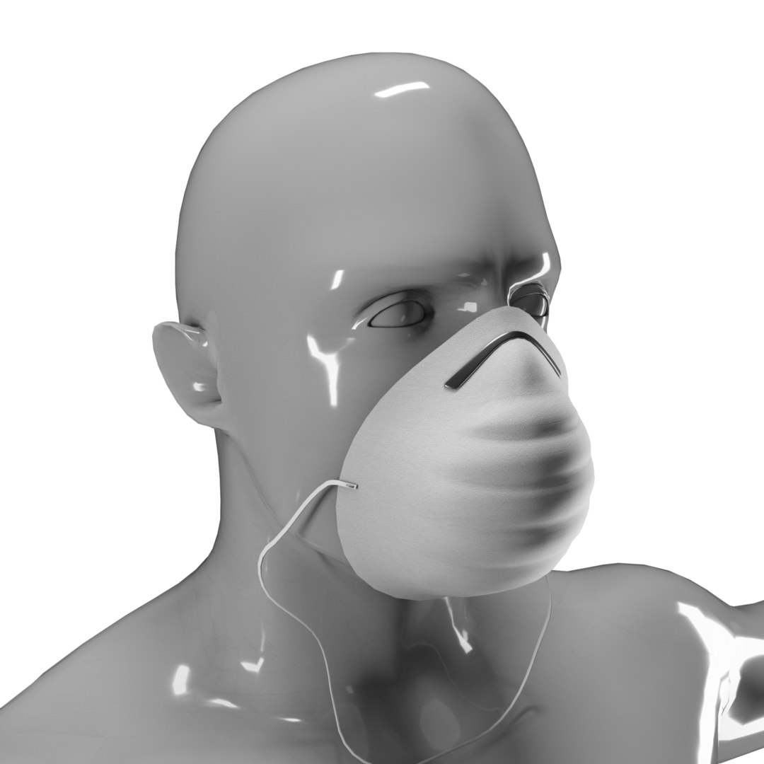 Face mask 3D model - TurboSquid 1531404