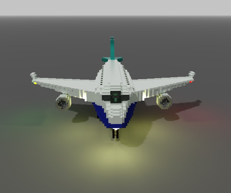 Voxel airplane 3D model - TurboSquid 1531691
