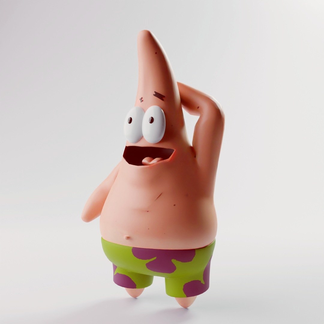 Patrick star 3D - TurboSquid 1531769