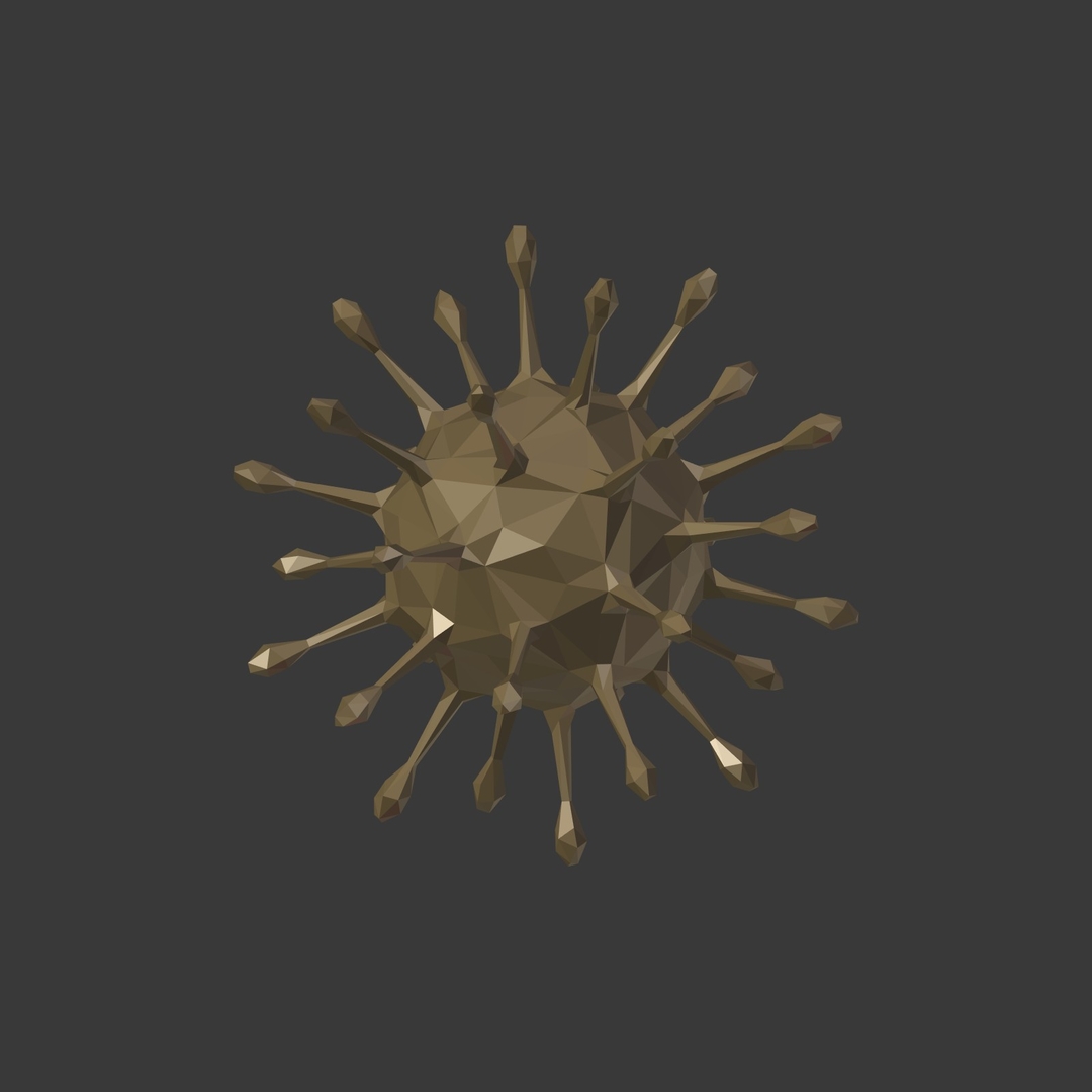 3D virus origami pack - TurboSquid 1528796