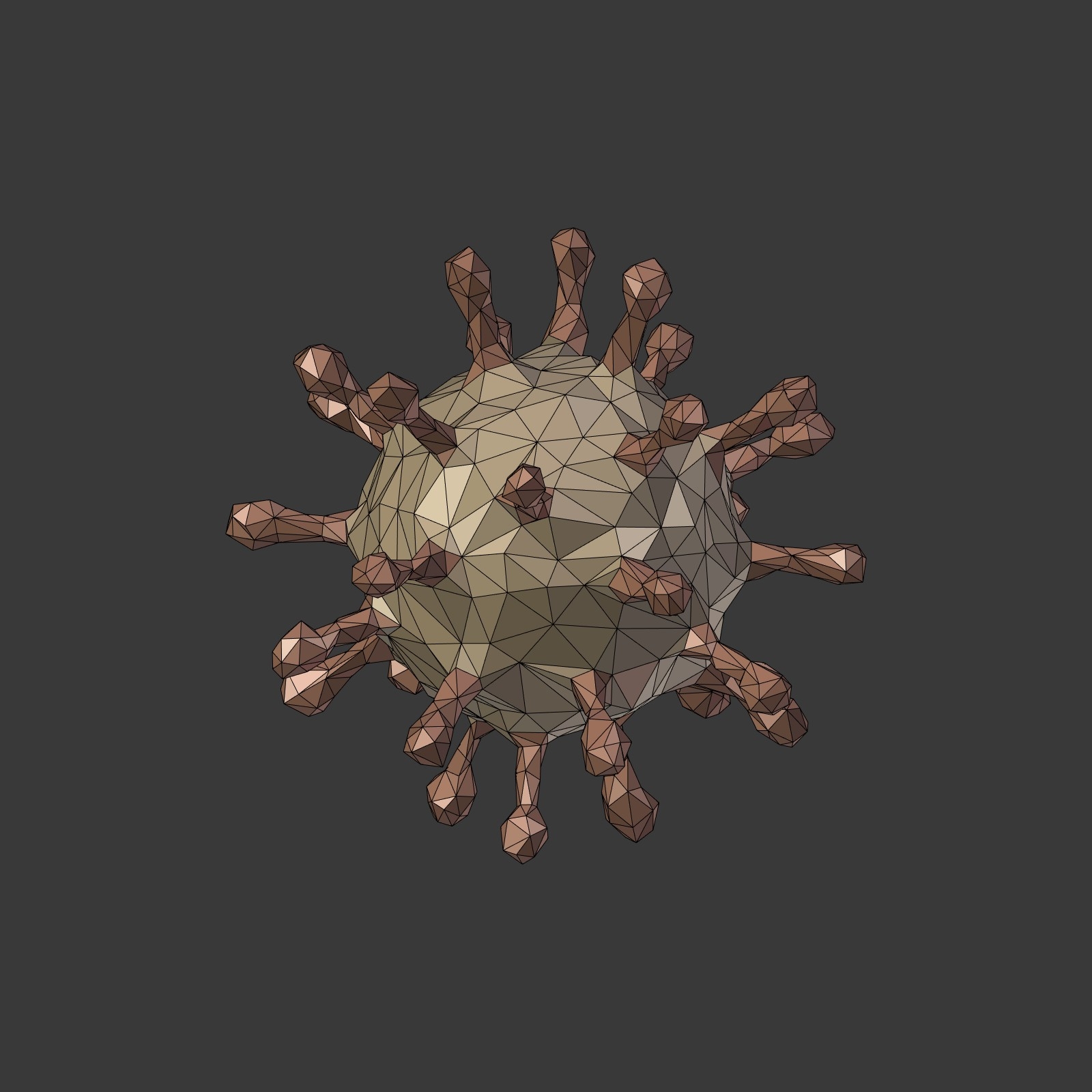 3D virus origami pack - TurboSquid 1528796
