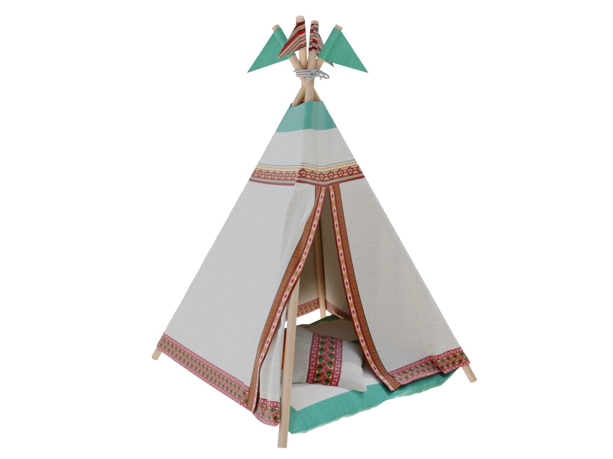 Cabana bacana apache 3D model - TurboSquid 1531834