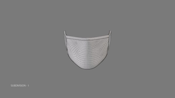 3D realistic mask red model - TurboSquid 1532342