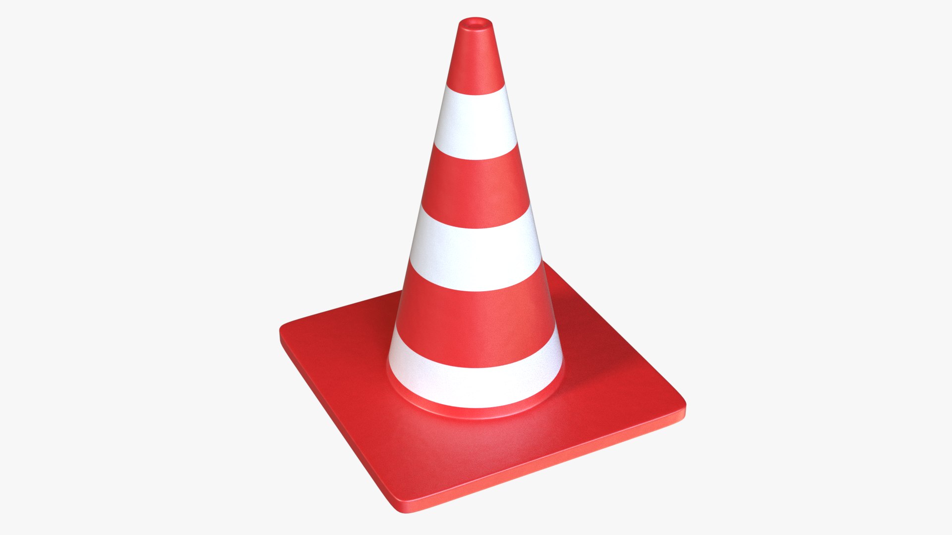 Red cone 3D model - TurboSquid 1531914
