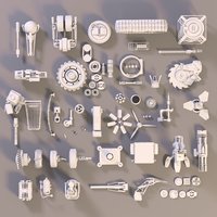 technical parts 3d 3ds