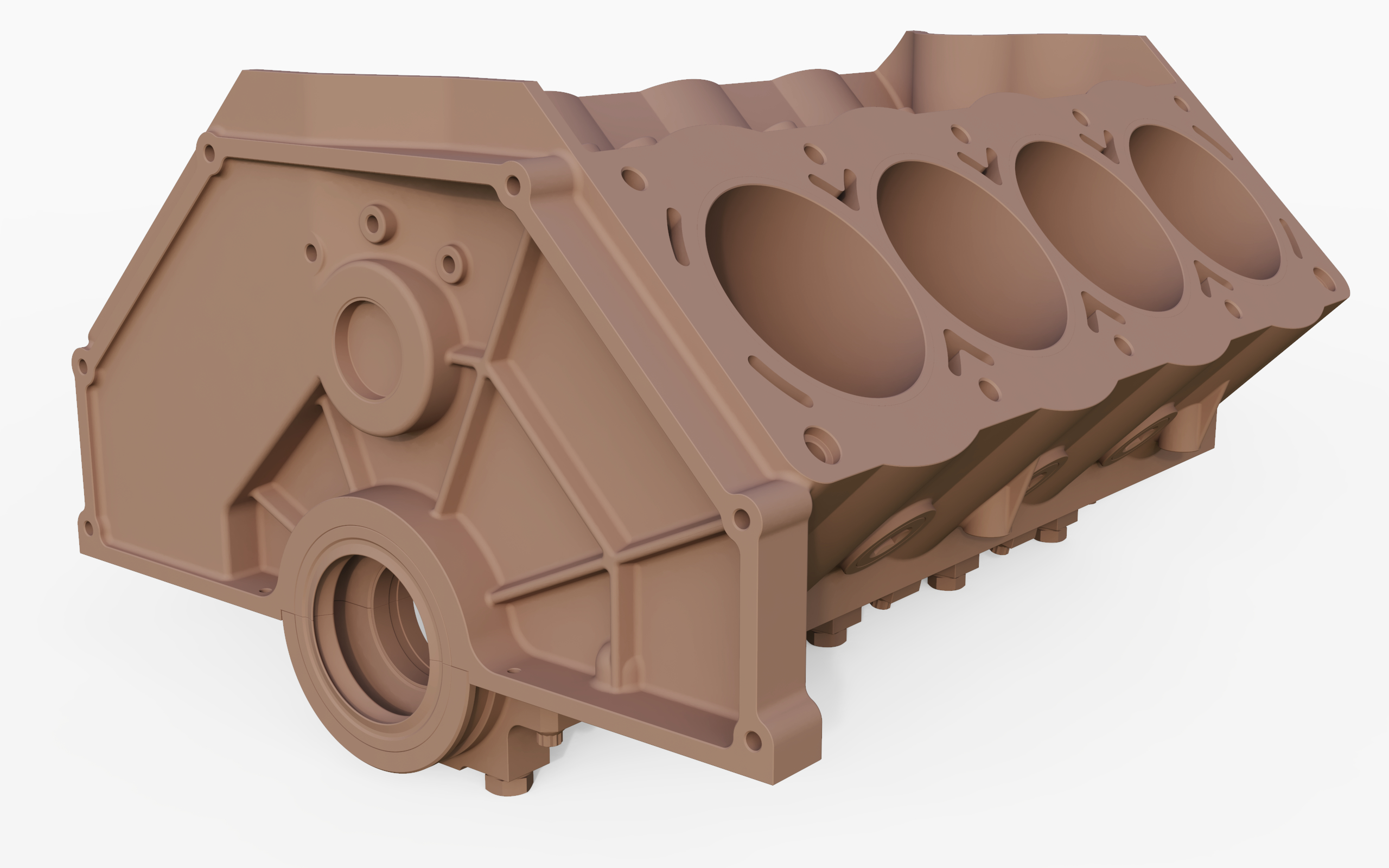 3D engine block model - TurboSquid 1528886
