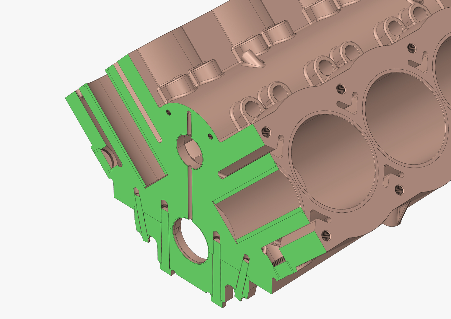 3D engine block model - TurboSquid 1528886