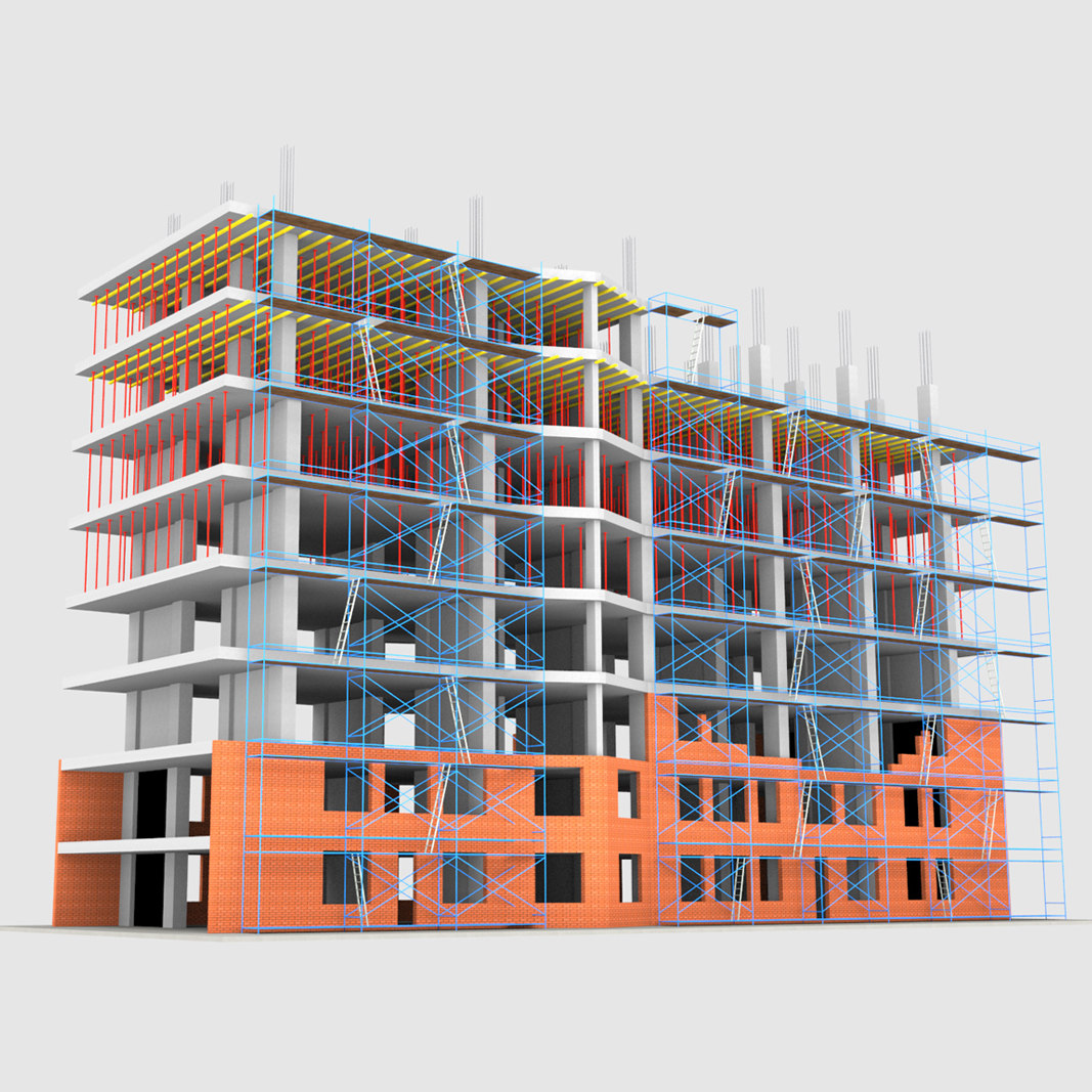 3D construction building - TurboSquid 1532153
