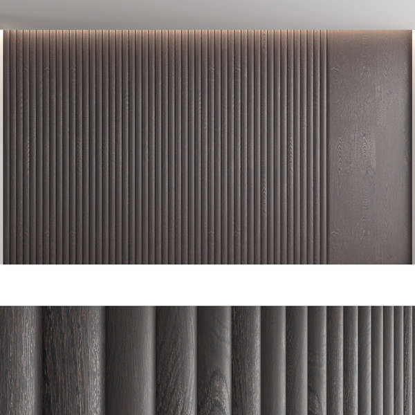 3d модель Деревянные панели сет2 Turbosquid 1532221