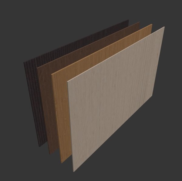 3d модель Деревянные панели сет2 Turbosquid 1532221