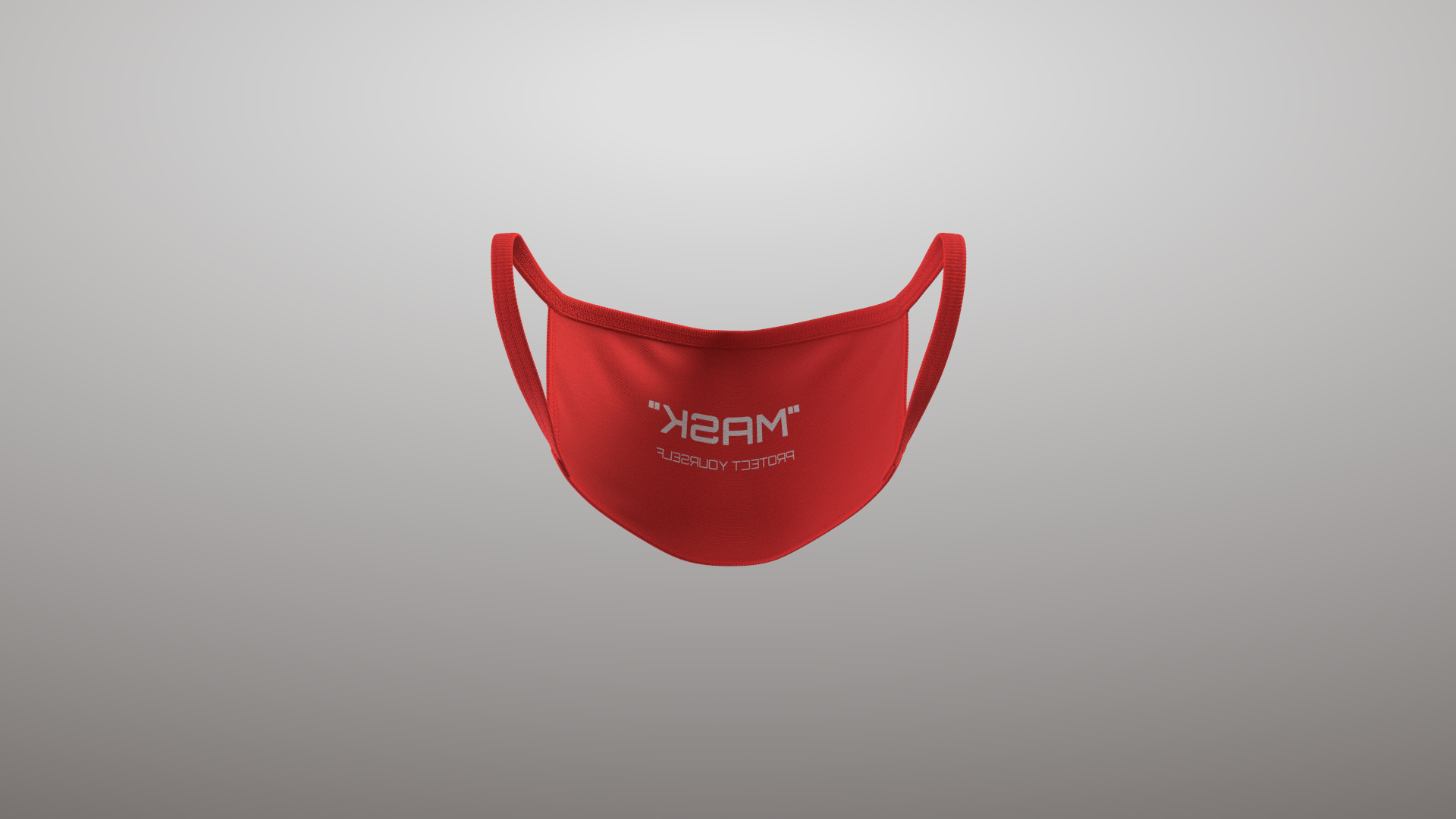 3D realistic mask red model - TurboSquid 1532342