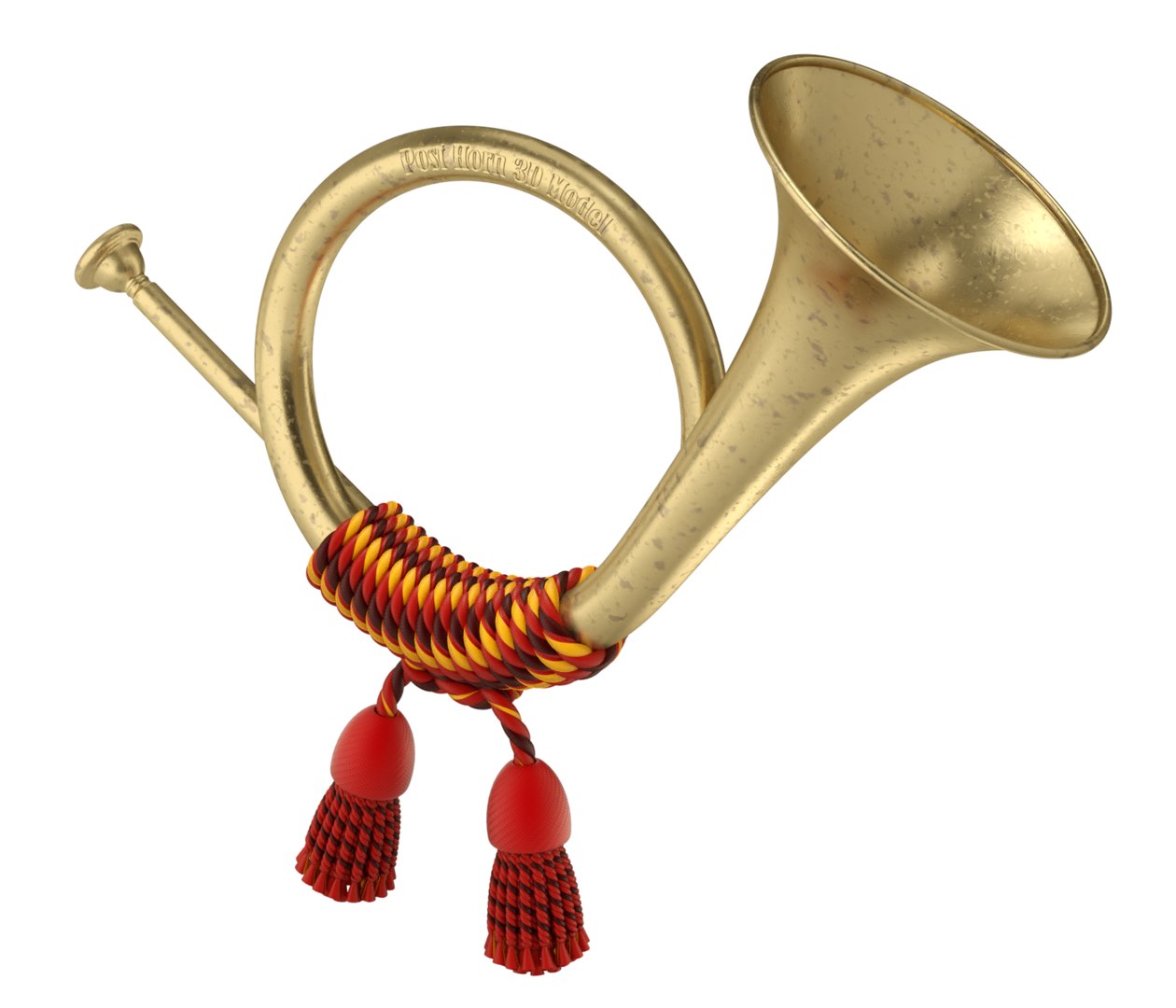 3D horn post model - TurboSquid 1532402