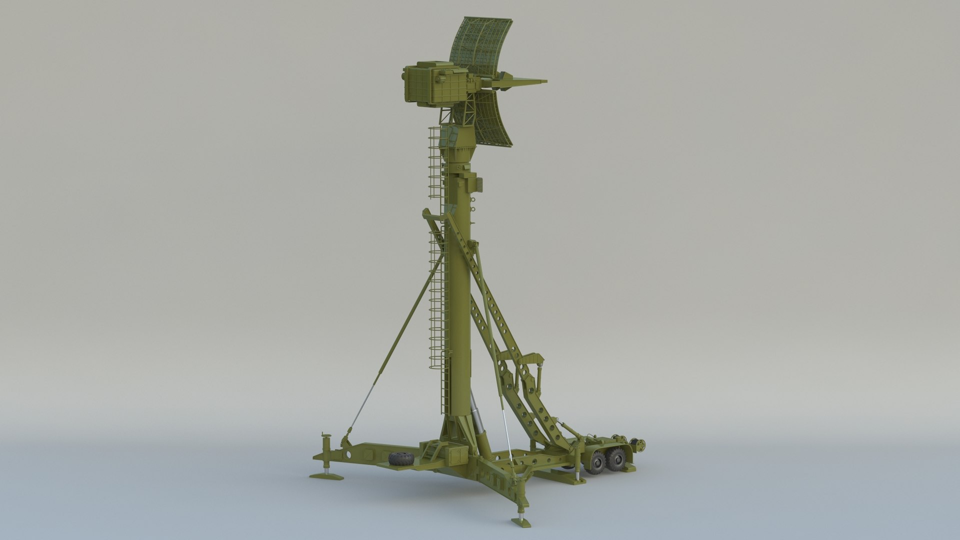 40v6m radar 3D model - TurboSquid 1532421