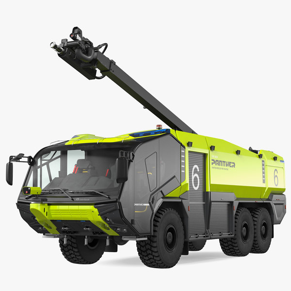 Rosenbauer Panther 6x6 ARFF Vehicle Rigged Model 3D - TurboSquid 1535489