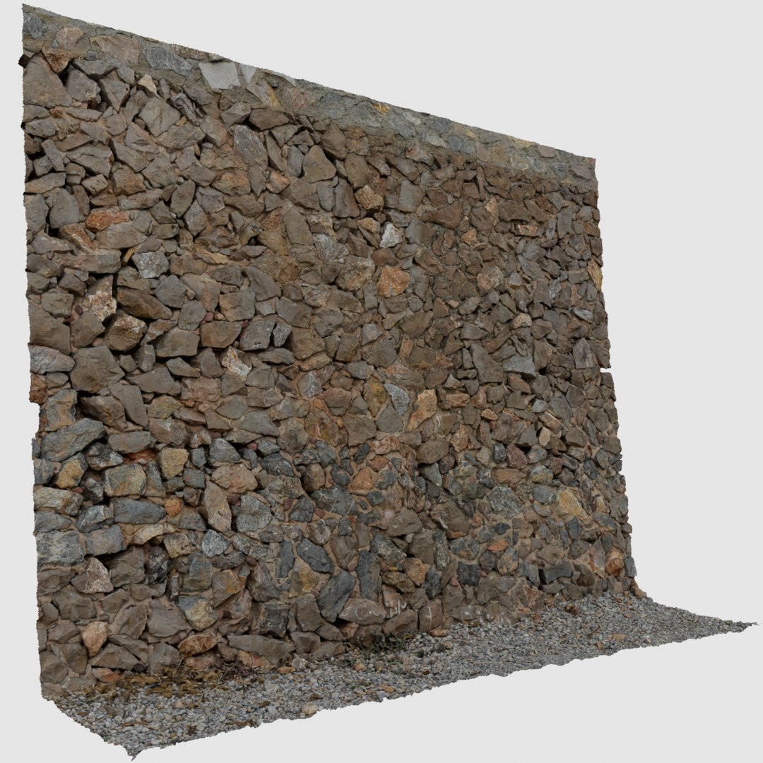 3D scan rock wall model - TurboSquid 1532502